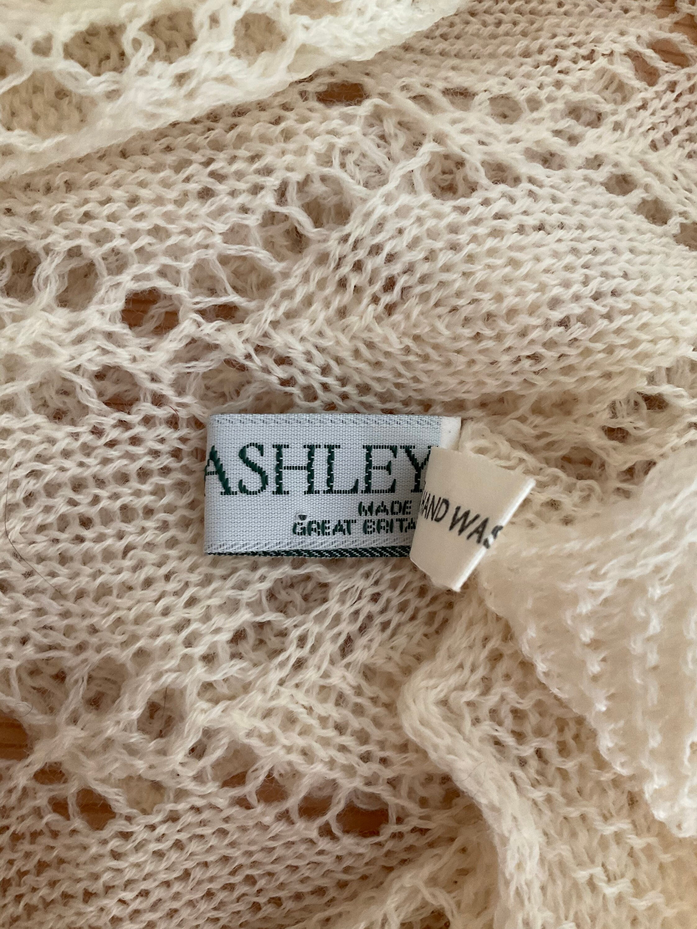 Laura Ashley Vintage Scarf 80's Cobweb Scarf Lace - Etsy UK