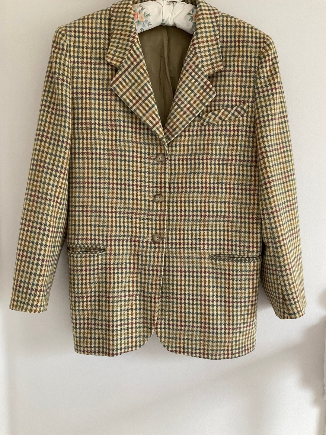 Laura Ashley, Vintage Jacket, Tweed Jacket, Wool Jacket, Women's Jacket ...