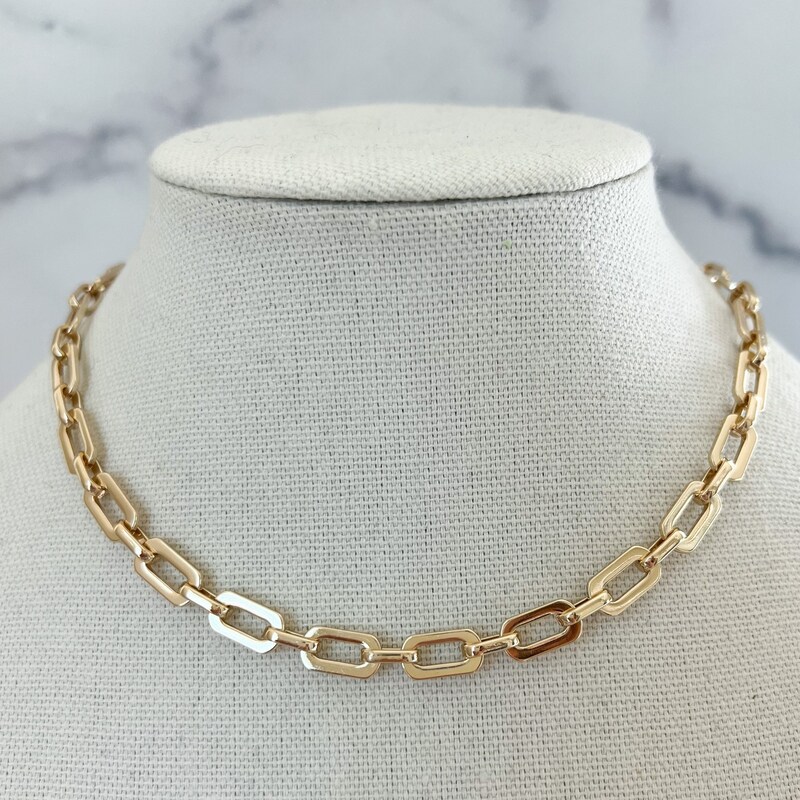 Large Link Necklace - Etsy