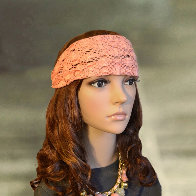Bohemian Headband Wide Lace Headband Boho Bandana Romantic - Etsy