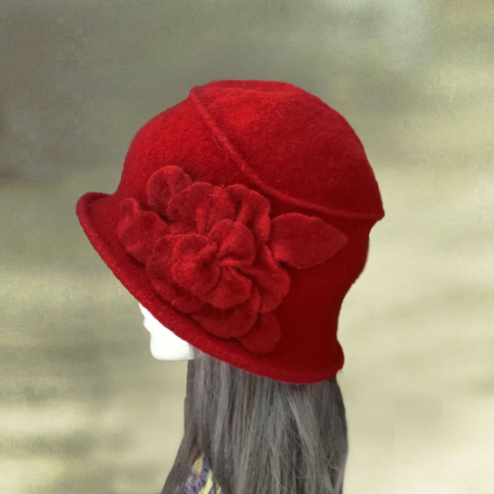 Felted Wool Hats Winter Women's Hat Felt Wool Hat - Etsy