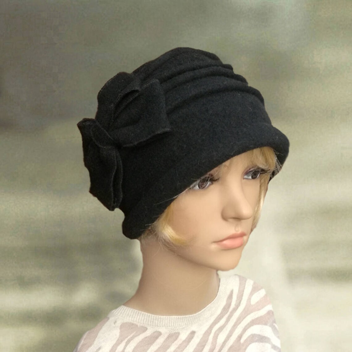 Cloche Felt Hats Felted Hats for Lady Wool Felt Hat Women | Etsy