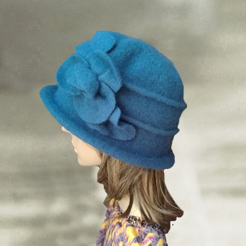 Felt Womens Hats Trendy Felted Hats Wool Felt Hats Ladies - Etsy