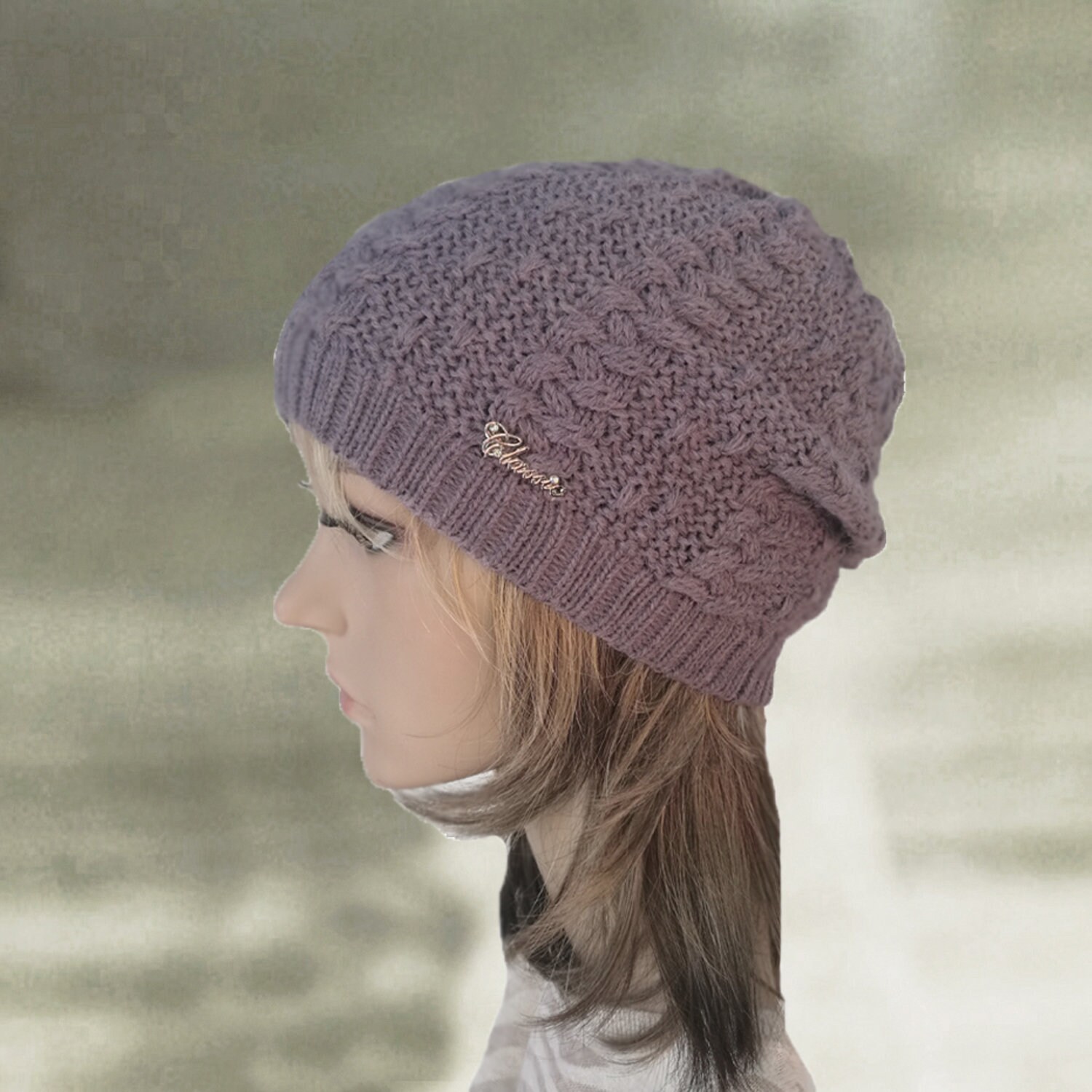 Wool Winter Hats Womens Winter Hats Black Knit Beanie Warm - Etsy