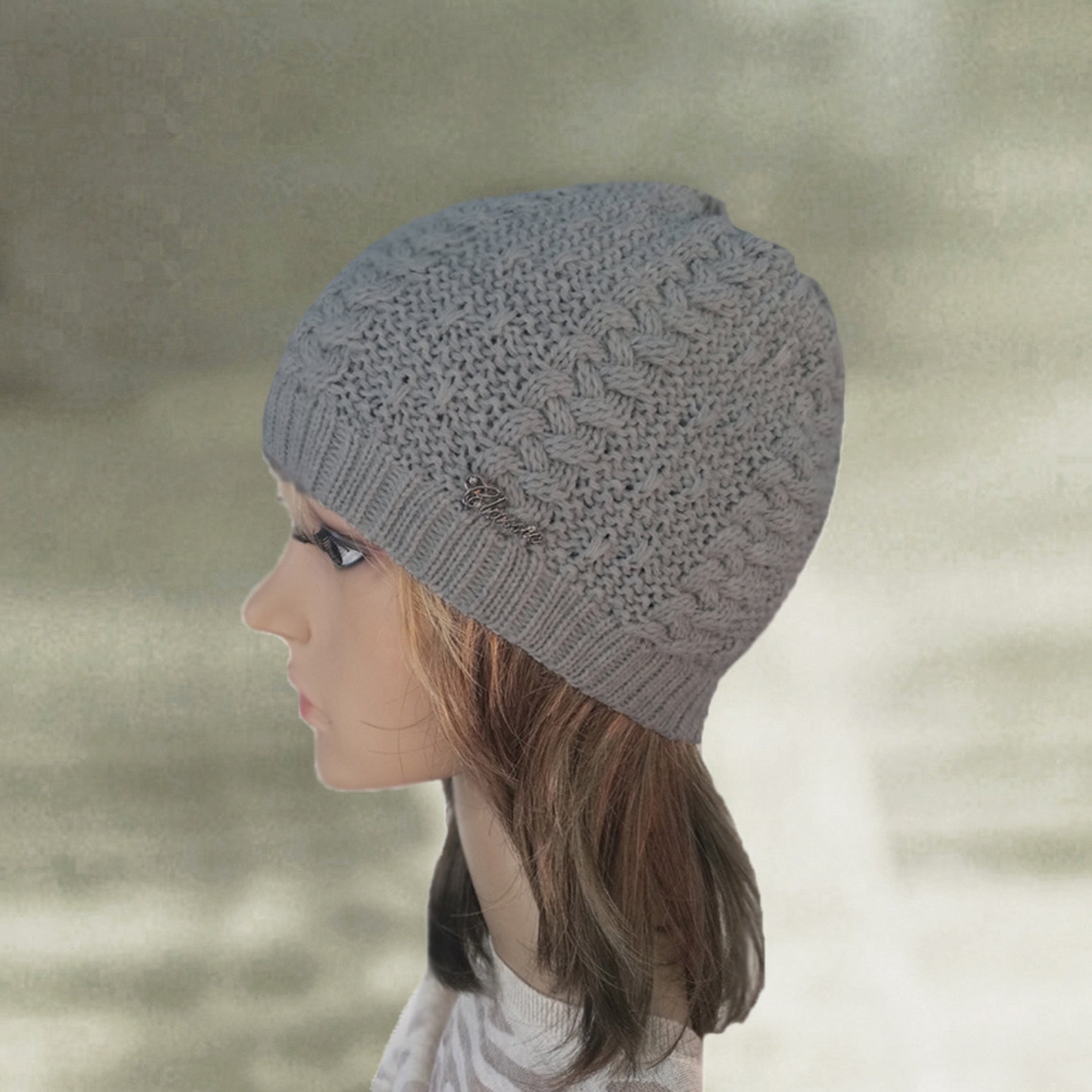 Wool Winter Hats Womens Winter Hats Black Knit Beanie Warm - Etsy