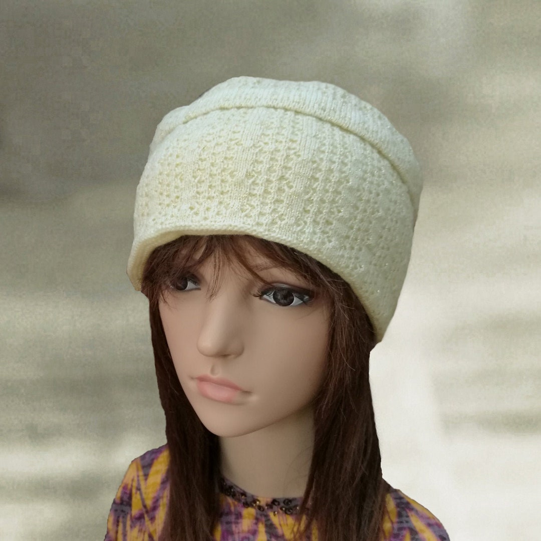 Women's Winter Hats, Wool Knit Beanie, Warm Winter Hats, Knitted Warm ...