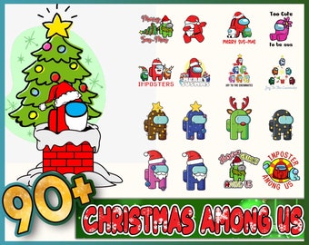 Among Us Christmas Png - Etsy
