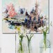 Magic Kingdom Art Print on Canvas Walt Disney World 16 X 20 Watercolor ...