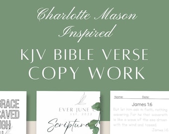 D'nealian Manuscript Bible Verse Copywork, 1st Grade, 2nd Grade ...