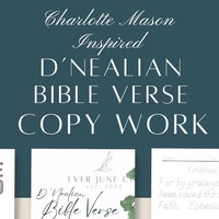D'nealian Manuscript Bible Verse Copywork, 1st Grade, 2nd Grade ...