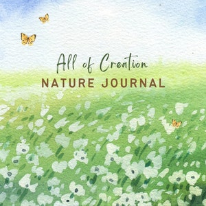 All of Creation: Nature Journal for Students (digital Download ...