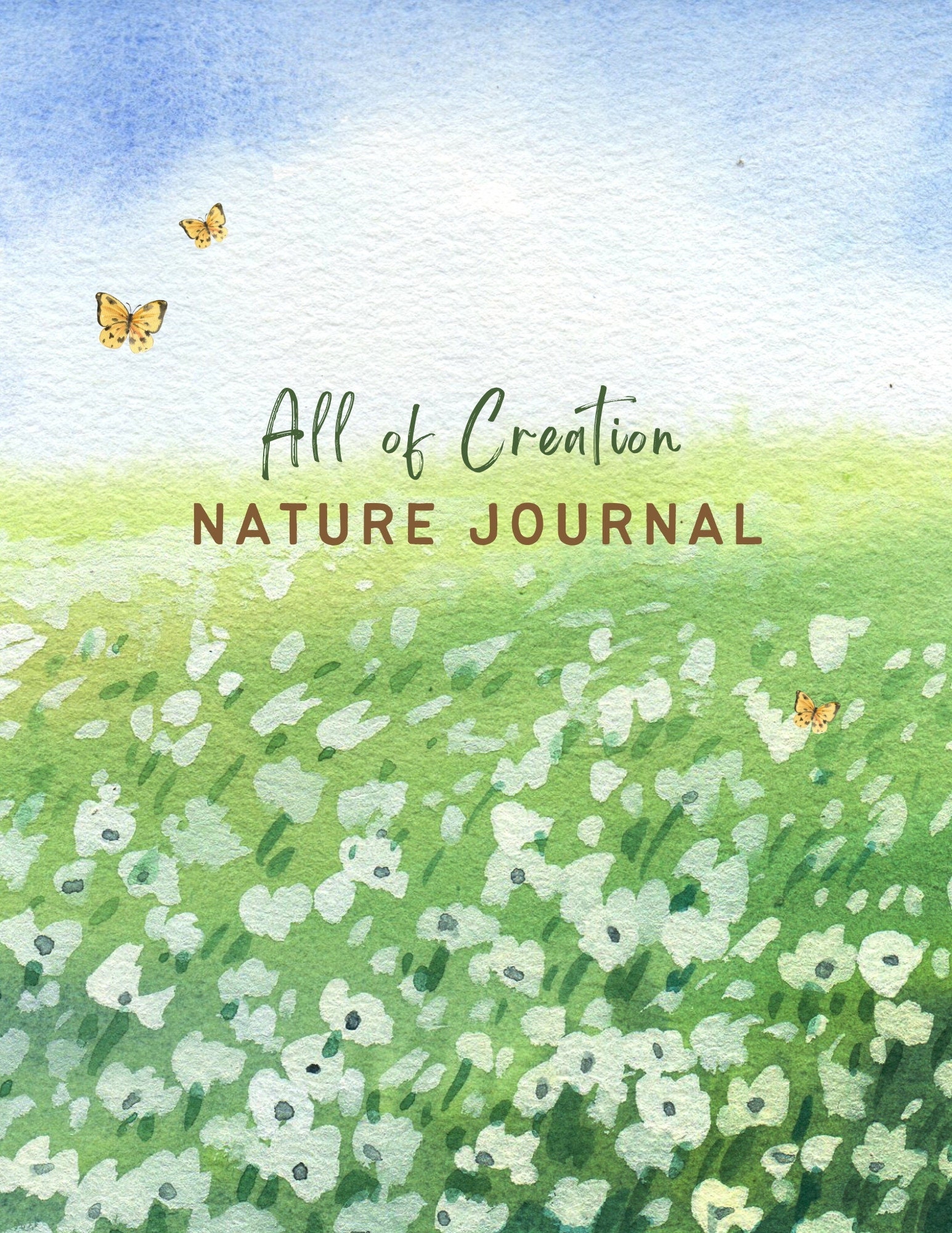 All of Creation: Nature Journal for Students (digital Download ...