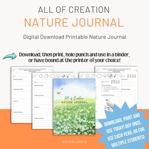 All of Creation: Nature Journal for Students (digital Download ...