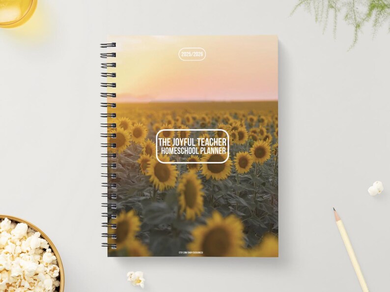 PRINTABLE Homeschool Lesson Planner 2025/2026 July - June With Weekly ...