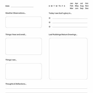 All of Creation: Nature Journal for Students (digital Download ...