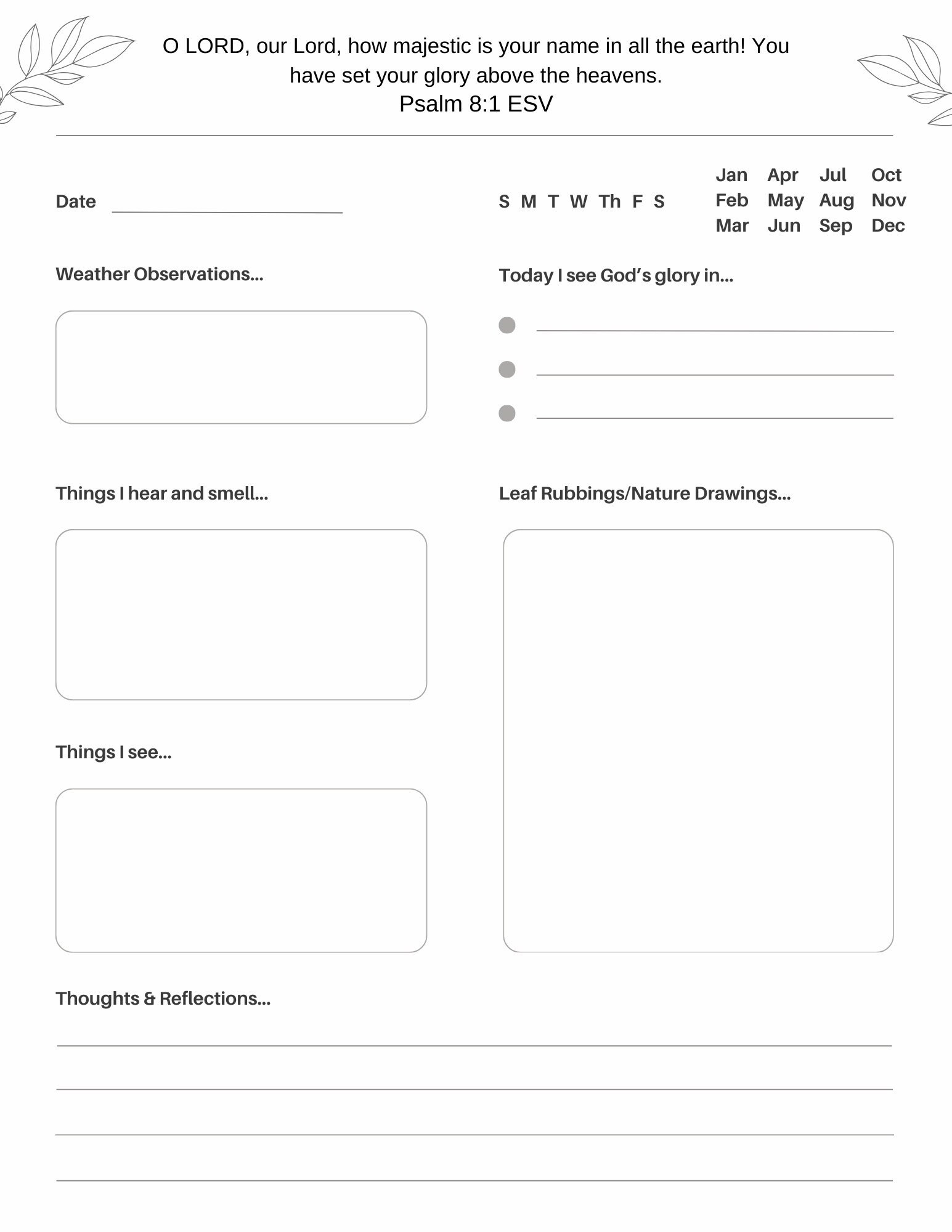 All of Creation: Nature Journal for Students (digital Download ...