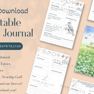 All of Creation: Nature Journal for Students (digital Download ...