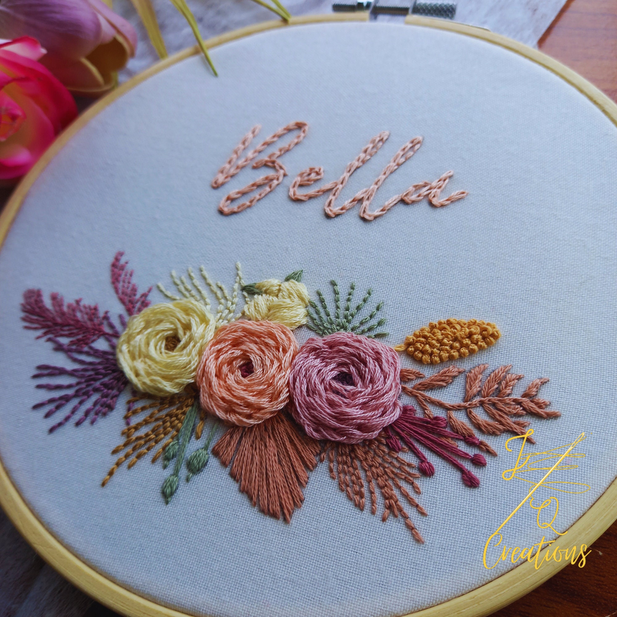 Personalized Embroidery Pattern , Beginner Embroidery PDF Pattern ...