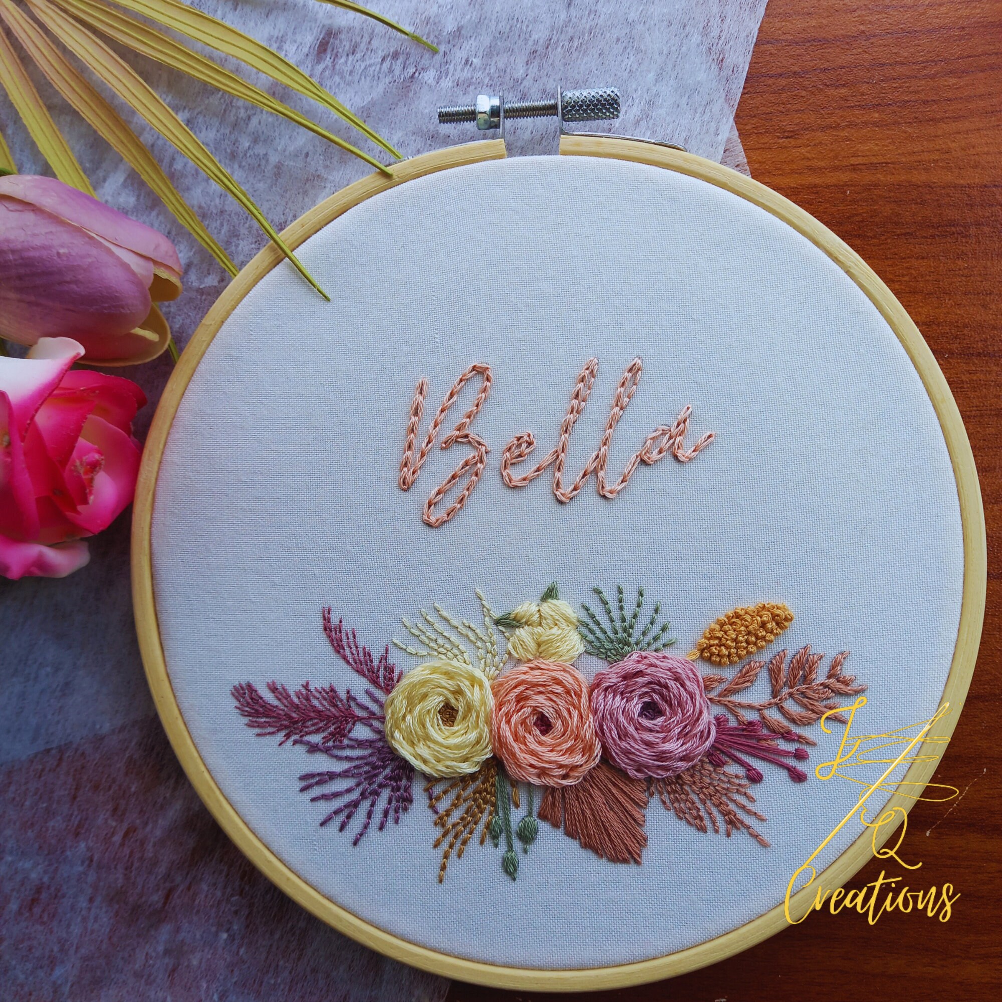 Personalized Embroidery Pattern , Beginner Embroidery PDF Pattern ...