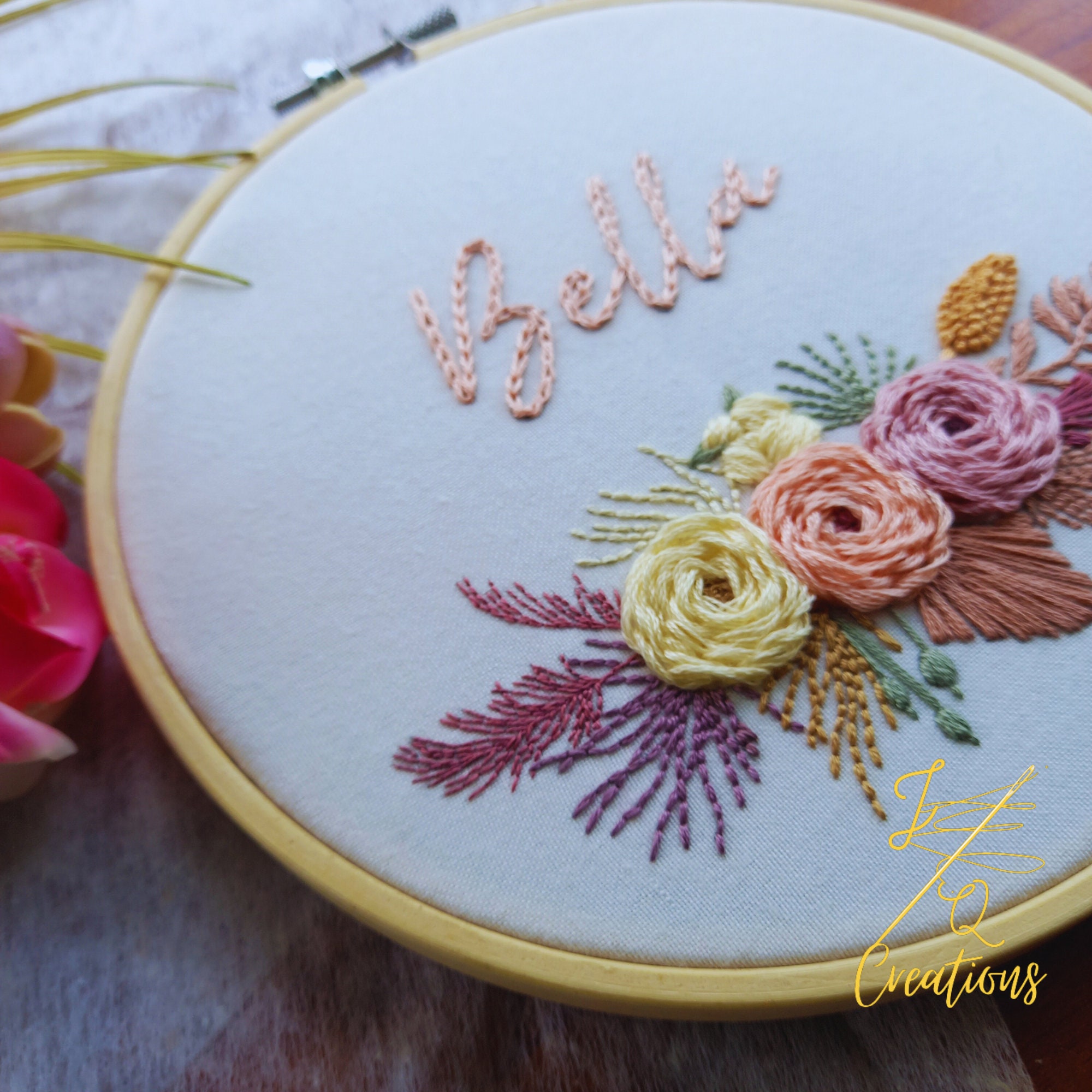 Personalized Embroidery Pattern , Beginner Embroidery PDF Pattern ...