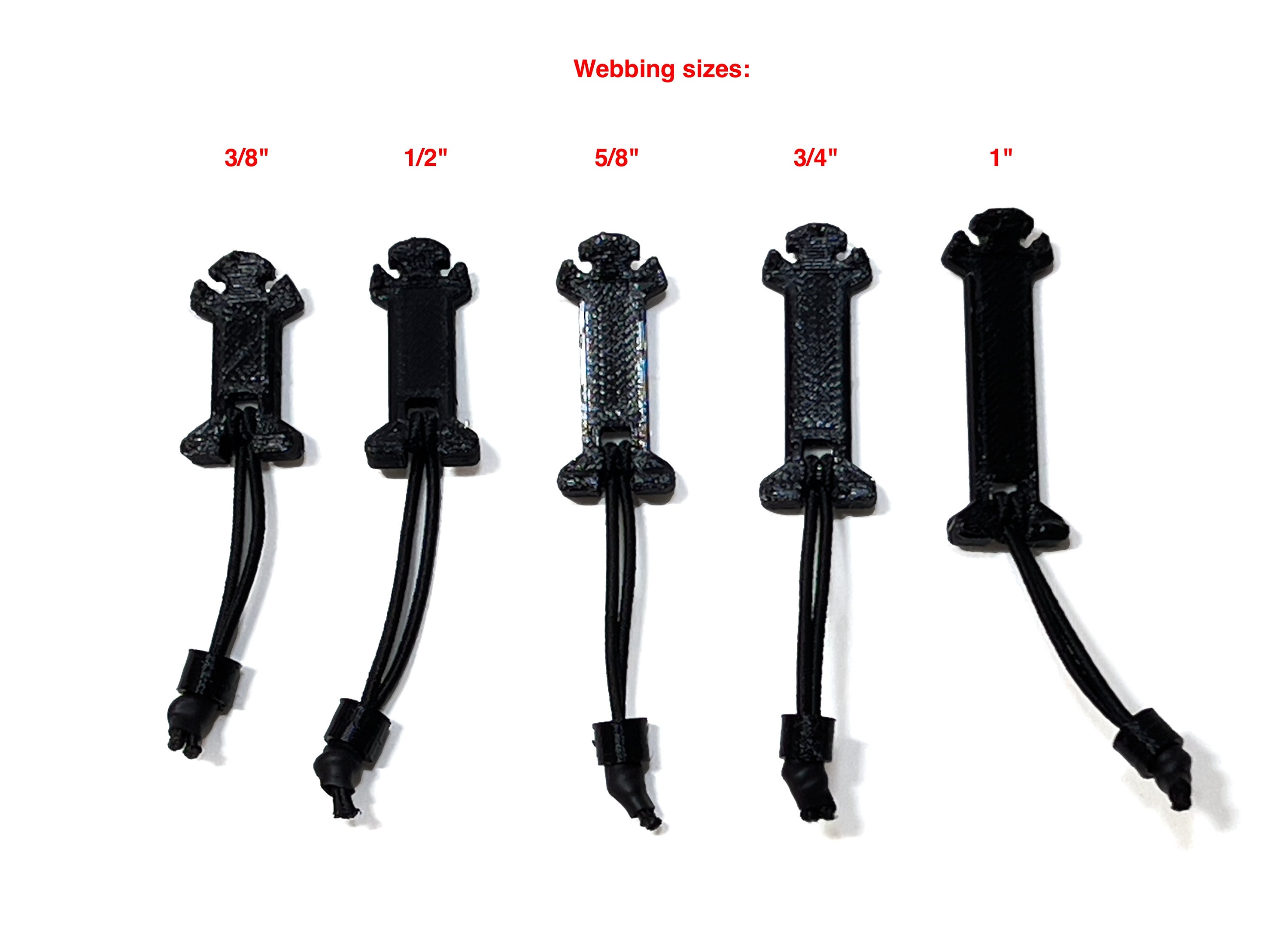 Backpack Webbing Strap Keeper Web Dominator roller Version in Multiple ...