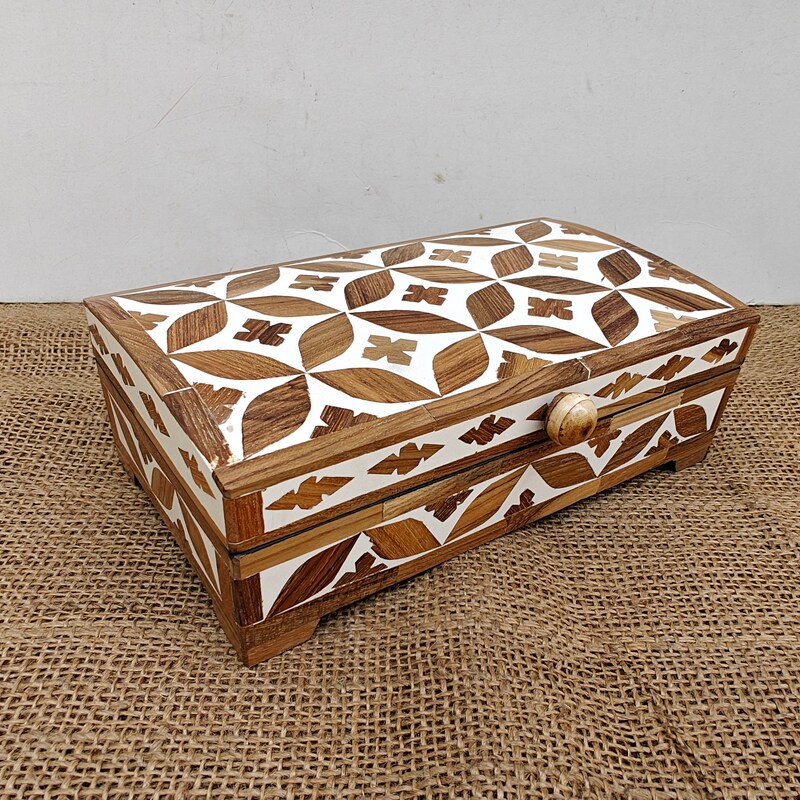 Bone Inlay Box - Etsy