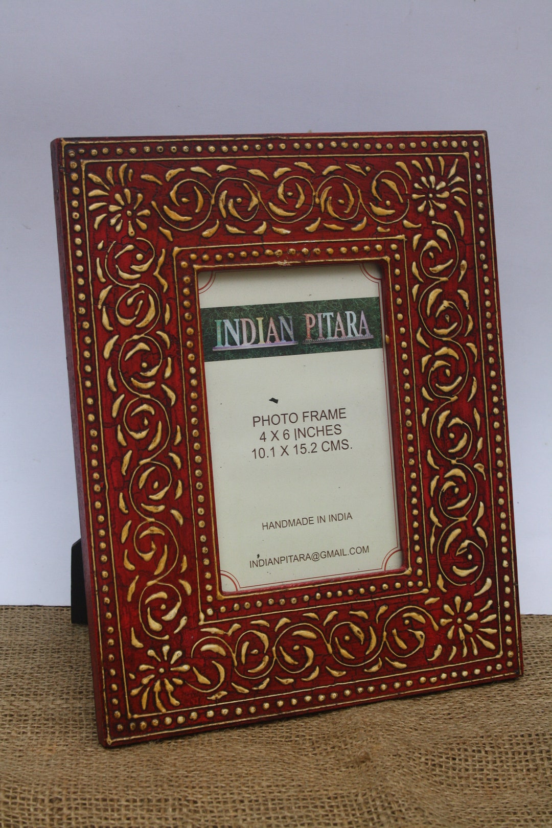 4 X 6 Wood Photo Frame Handmade Frame Hand Painted Frame - Etsy