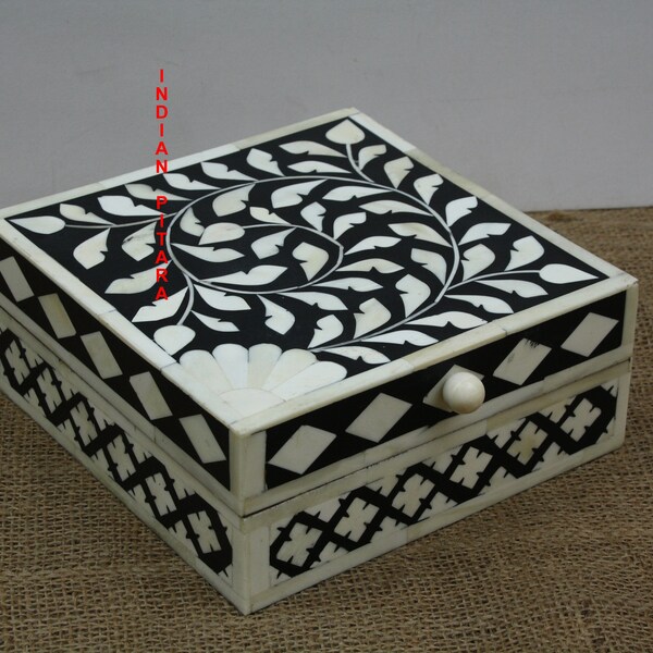 Bone Inlay Box - Etsy