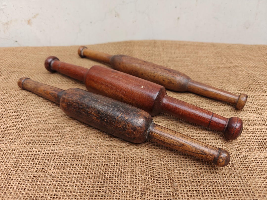 Vintage Wood Rolling Pins Wood Indian Rolling Pins Indian Roti Indian ...