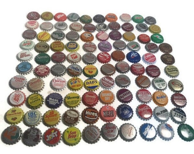 RESERVED FOR TRAVIS, Soda Bottle Caps, Metal Soda Caps Pop Tops ...