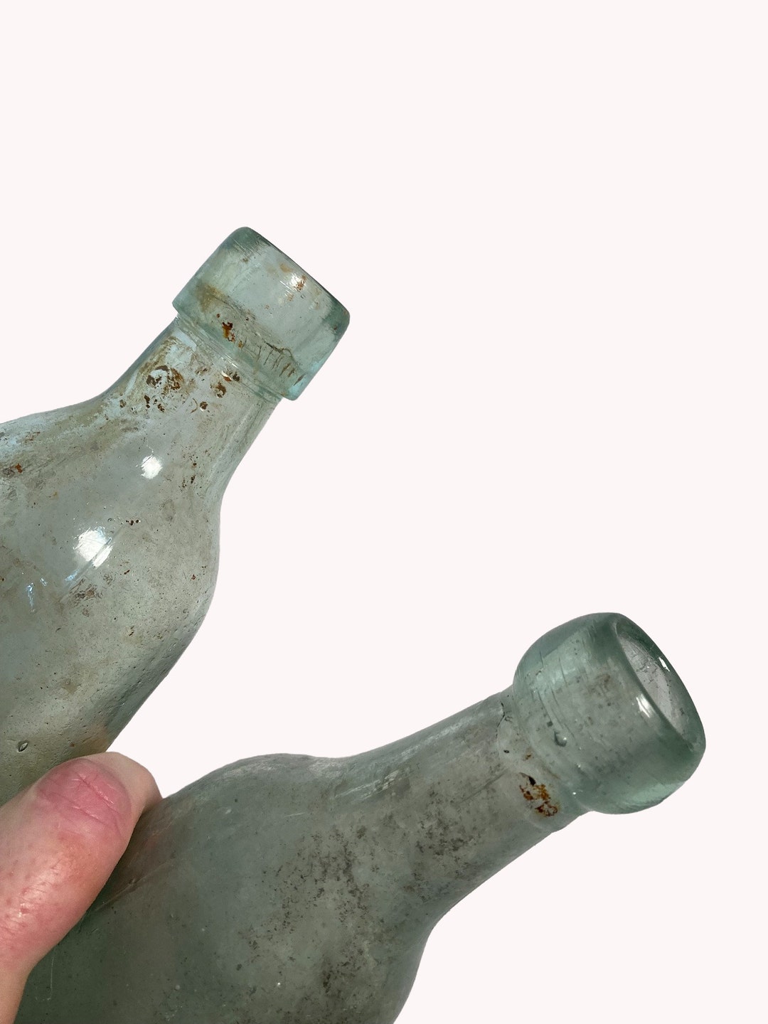 Torpedo Soda Bottle, Round Bottom Soda, Set of Two, Dug Bottles,: - Etsy