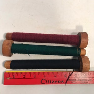 Wrapped Quills Bobbins Spools Wood Wood Threaded Textile Factory ...