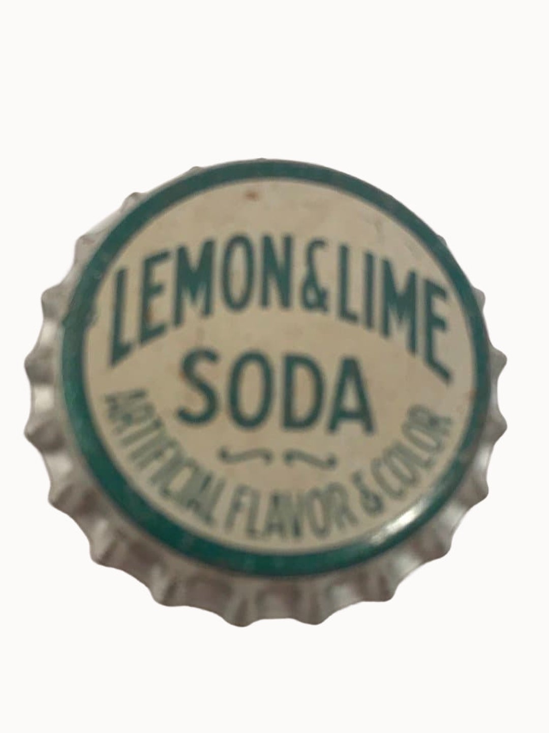 Soda Bottle Caps Pop Tops Lemon Lime Soda NOS 100 Drink Top Bottle Cap ...