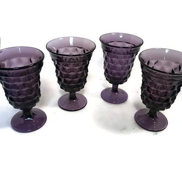 Purple Glassware - Etsy