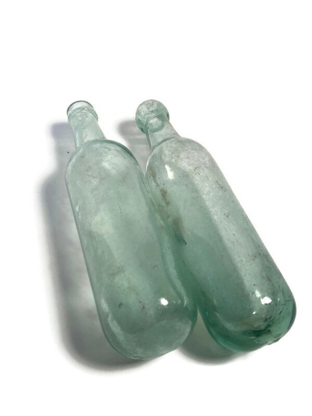 Torpedo Soda Bottle Round Bottom Soda Set of Two Dug - Etsy