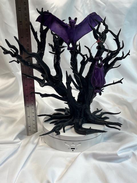 Neil Eyre Designs Halloween Purple Vampire Bats Hanging Flying XXL Tree ...