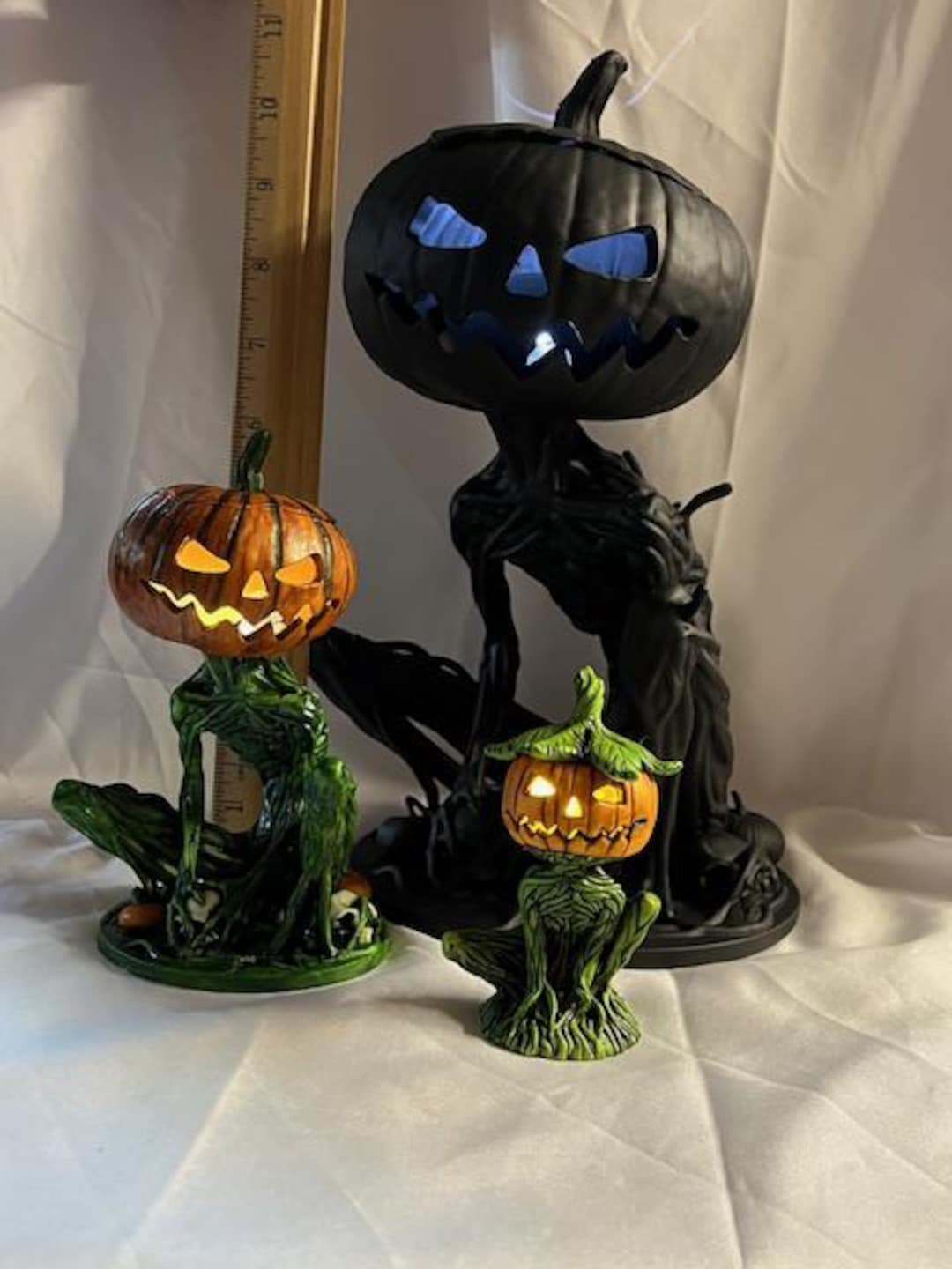 Halloween Horror Jack O Lantern Box Swamp Thing Pumpkin Head Spooky ...