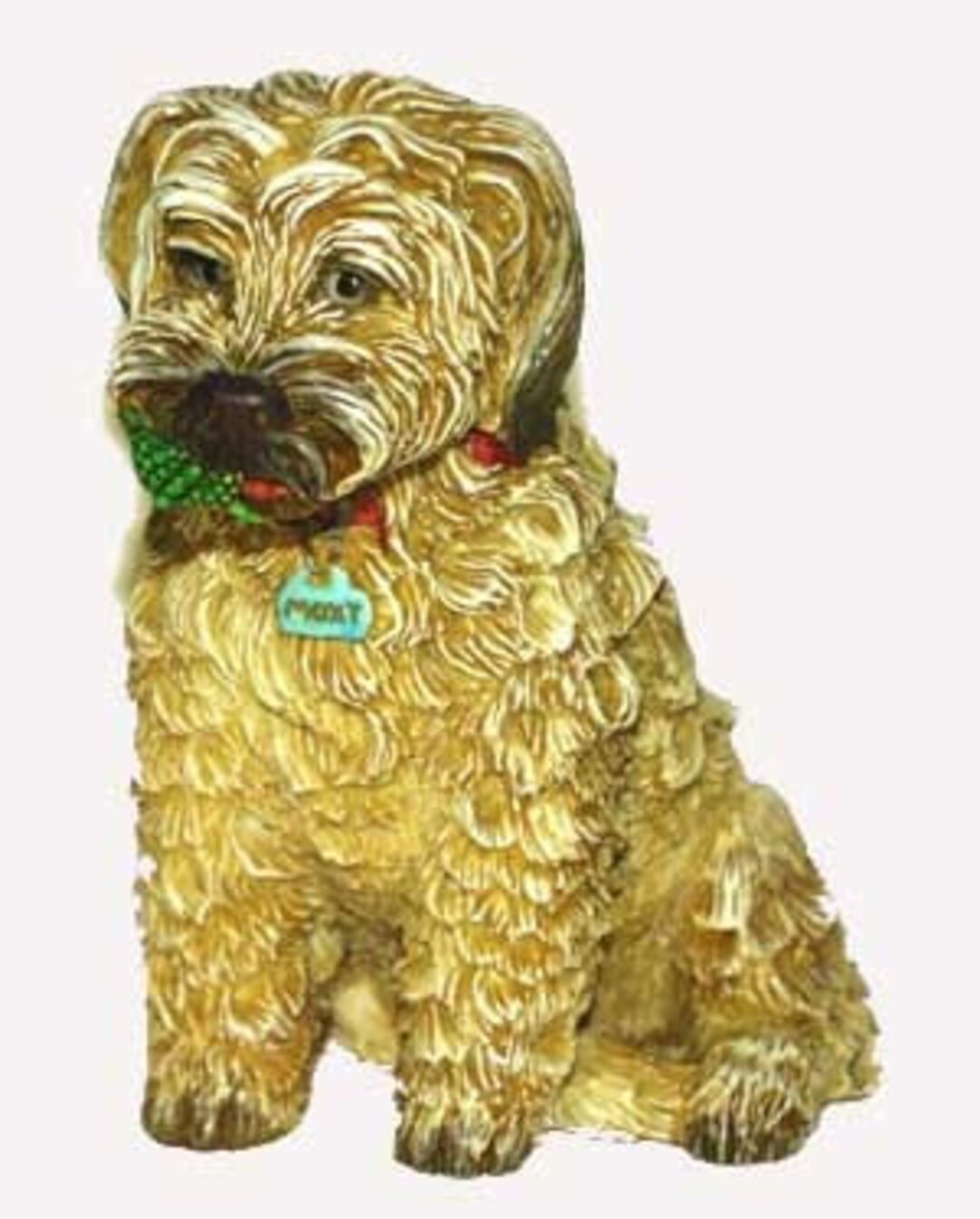 Neil Eyre Artist Eyredesigns Wheaton Terrier Dog Pup Puppy K9 W Ball ...