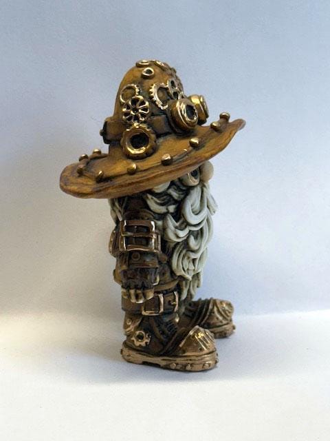 Artist Neil Eyre Eyredesigns 2025 Traveling Gnome Gonk Steampunk Steam ...