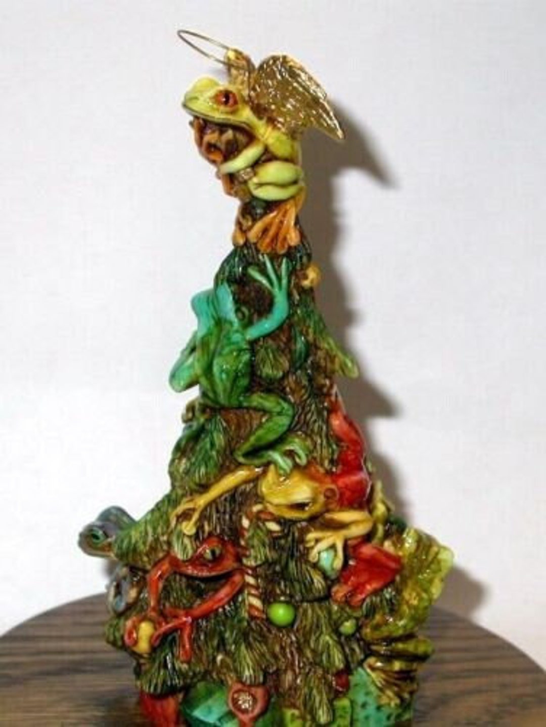 Neil Eyre Artist Eyre Designs Original Christmas Multi Coloredtree Red ...
