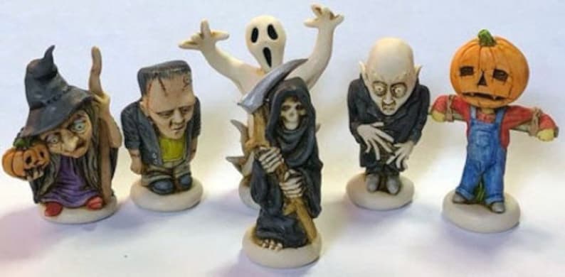 Neil Eyre Eyredesigns Halloween Boo Ghost Frankenstein Grim | Etsy