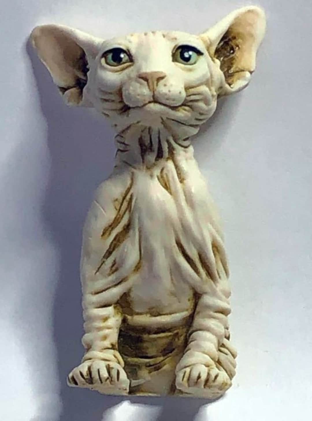Artist Neil Eyre Eyredesigns Sphynx Cat Kitten Kitty Fully Hand Made ...