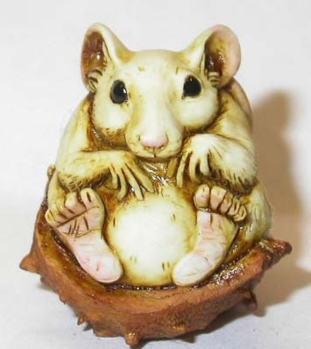 Artist Neil Eyre Eyredesigns White Ivory Mouse Mice Brown Conker Nut ...