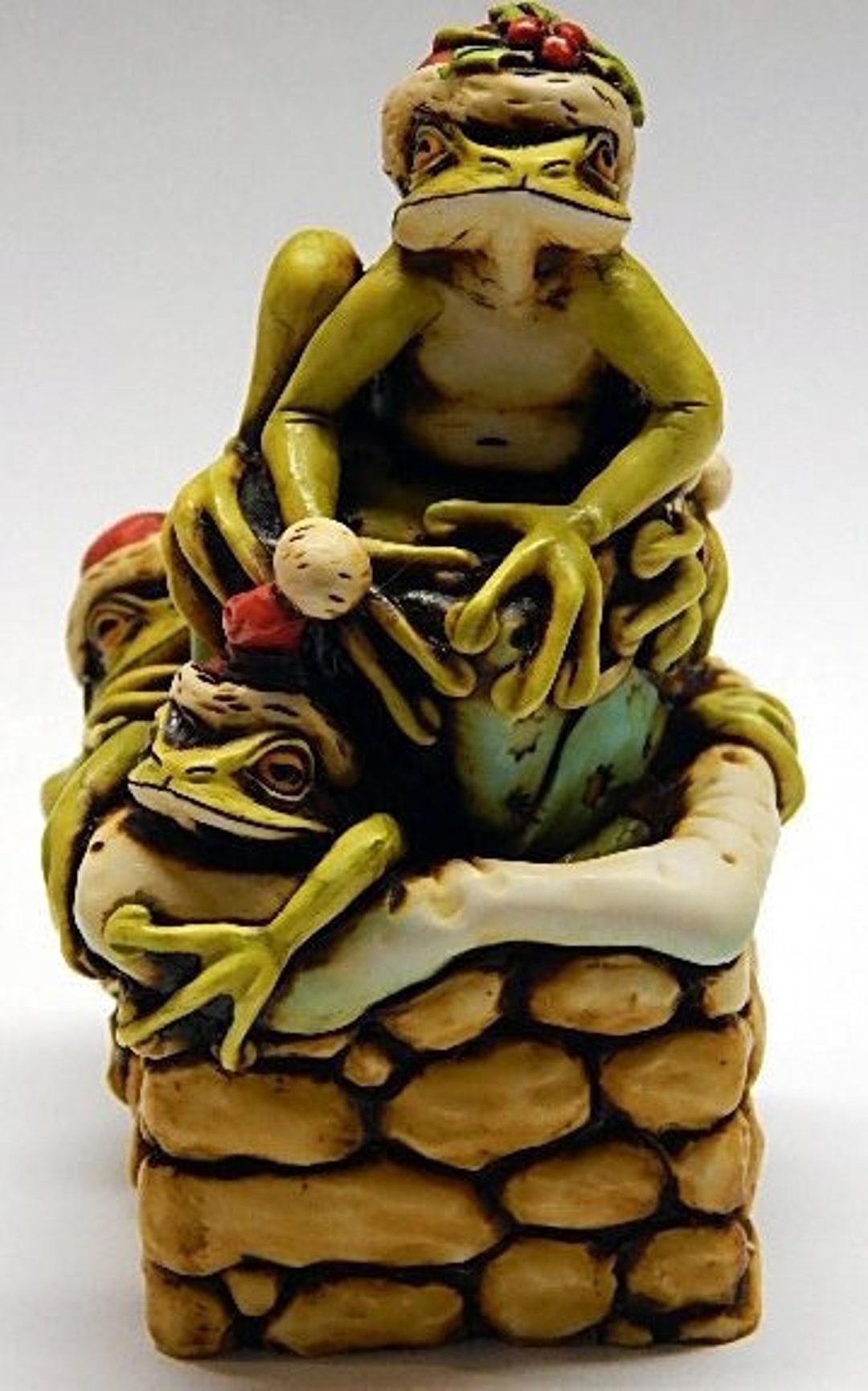 Neil Eyre Artist Eyre Designs Original Christmas Santa Hat Tree Frogs ...