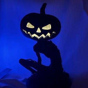 Halloween Horror Jack O Lantern Box Swamp Thing Pumpkin Head Spooky ...