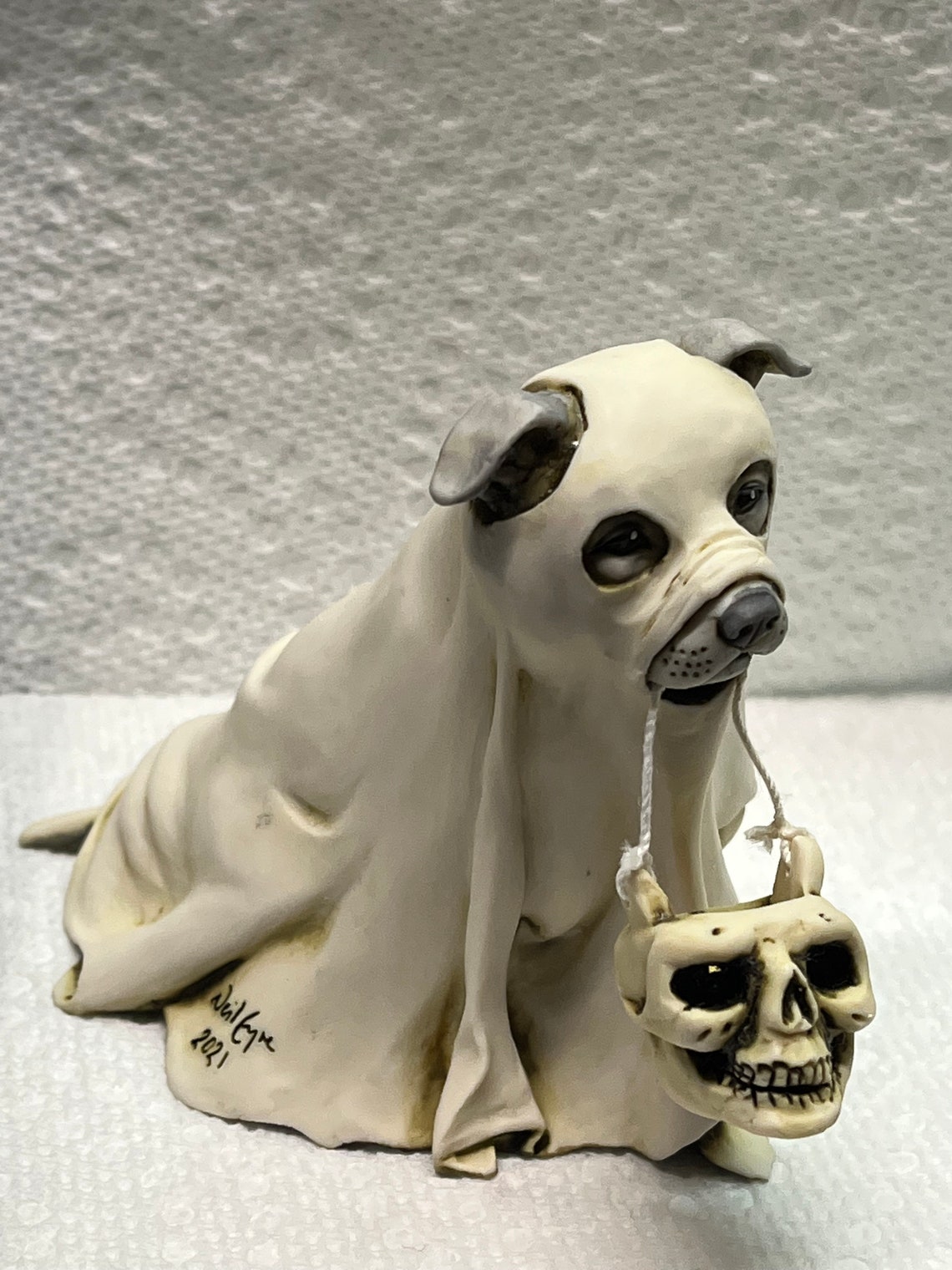 Neil Eyre Artist Eyredesigns Halloween Ghost Sheet Skull - Etsy