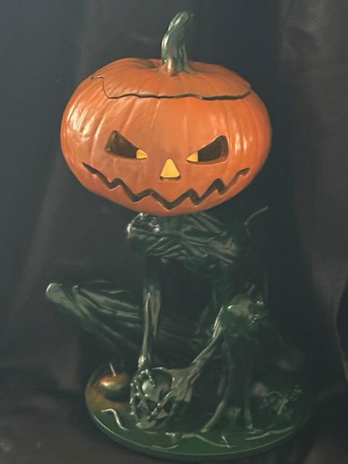 Halloween Horror Jack O Lantern Box Swamp Thing Pumpkin Head Spooky ...