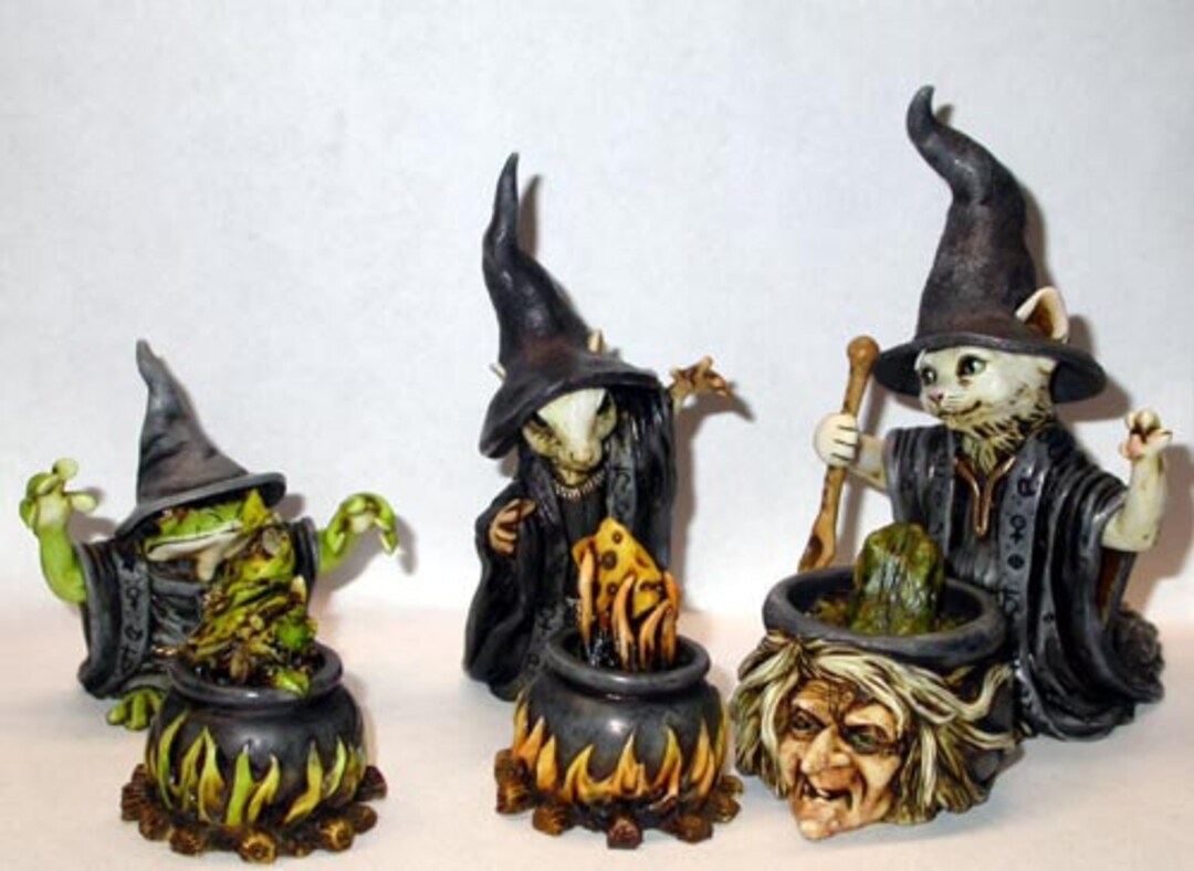 Artist Neil Eyre Eyredesigns Halloween Cat Kitty Kitten Frogs Mouse ...