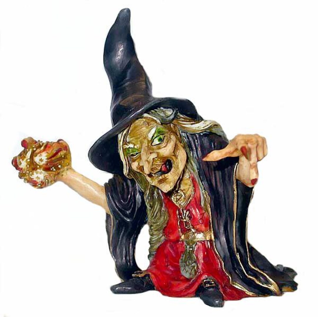 Neil Eyre Eyredesigns 3D Halloween Wicked Witch Hat Fire Ball Pointed ...