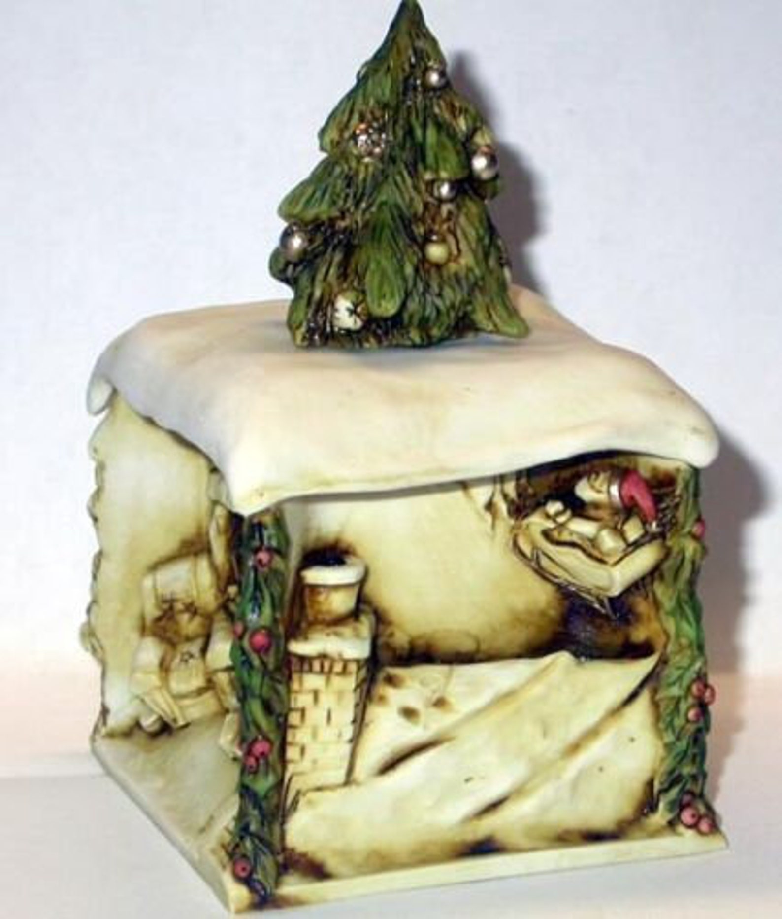 Neil Eyre Artist Eyre Designs Christmas Scene Tree Home House Scene ...